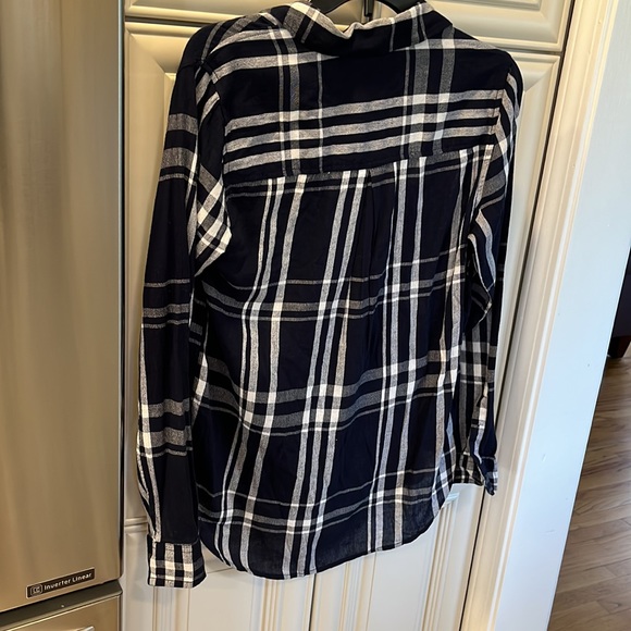 Lucky Brand | Tops | Nwt Lucky Brand Checkered Navywhite Button Down ...